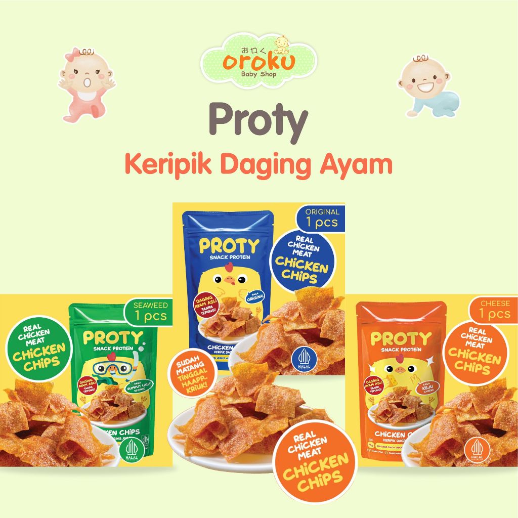Jual PROTY KERIPIK DAGING AYAM / SNACK CEMILAN TINGGI PROTEIN | Shopee ...