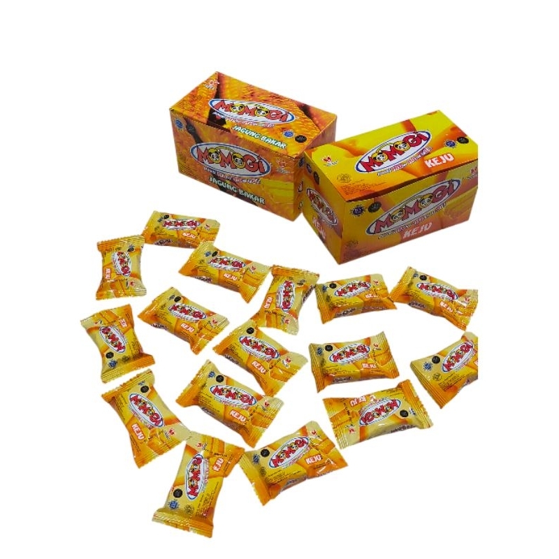 Jual MOMOGI SNACK BOX JAGUNG BAKAR / KEJU / COKLAT / CAPPUCINO 1 BOX ISI 20 | Shopee Indonesia