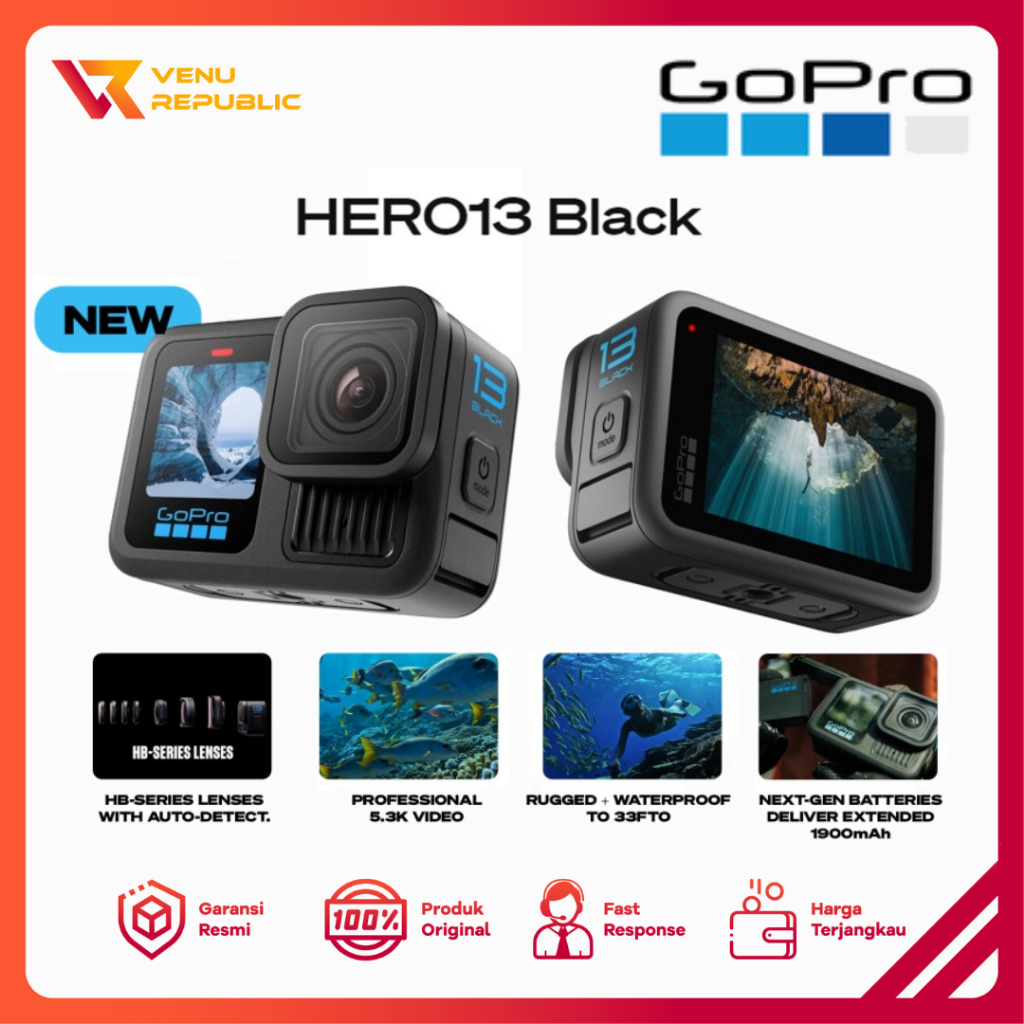 Jual GoPro Hero 13 Black Gopro Hero 13 Creator Edition Action Camera Go Pro Hero13 | Shopee ...