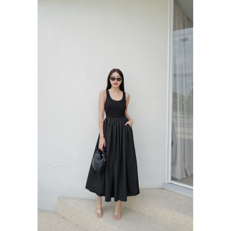 Jual Biolla Dress (Korean Knit Balloon Midi Dress Import Bangkok ...