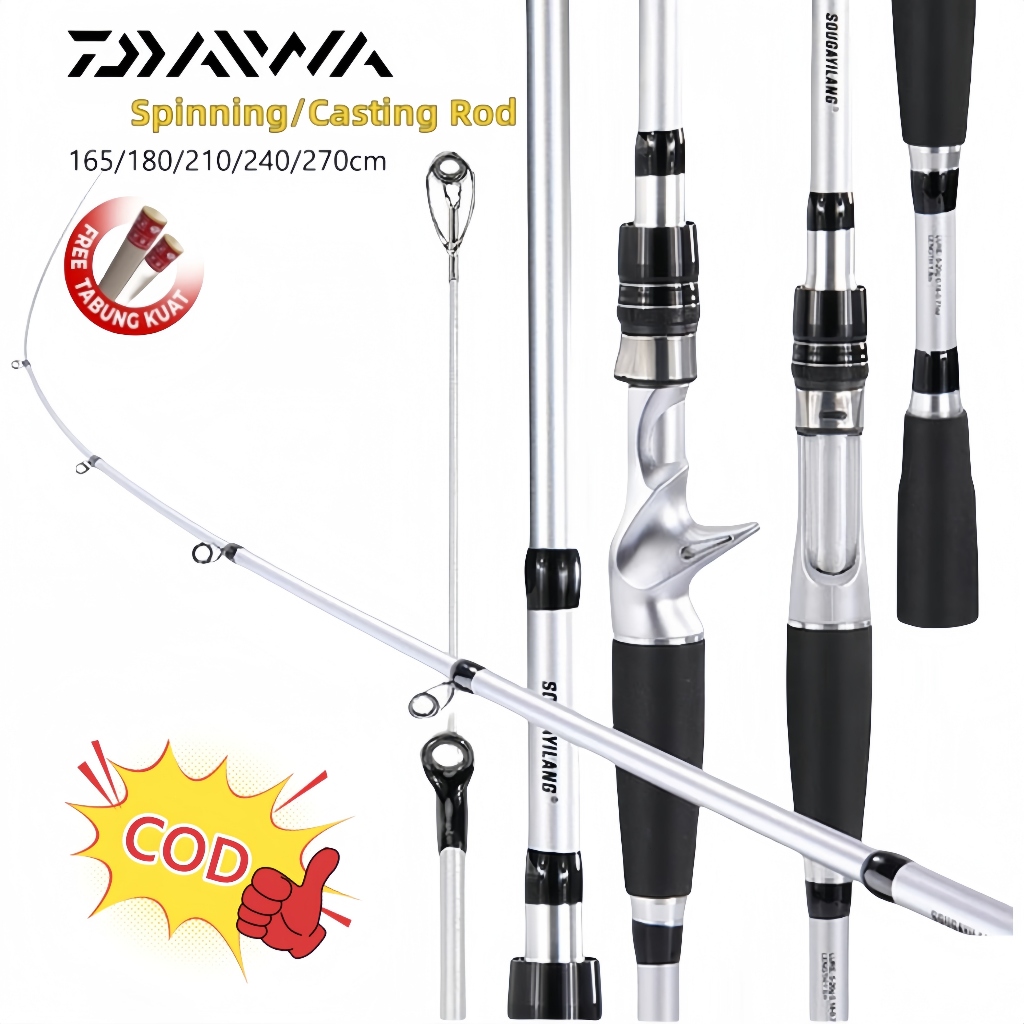 Jual DAIWA Joran Spinning1.65m-2.7m Joran Pancing Carbon Solid 20kg Joran bc Carbon Sutet Joran ...