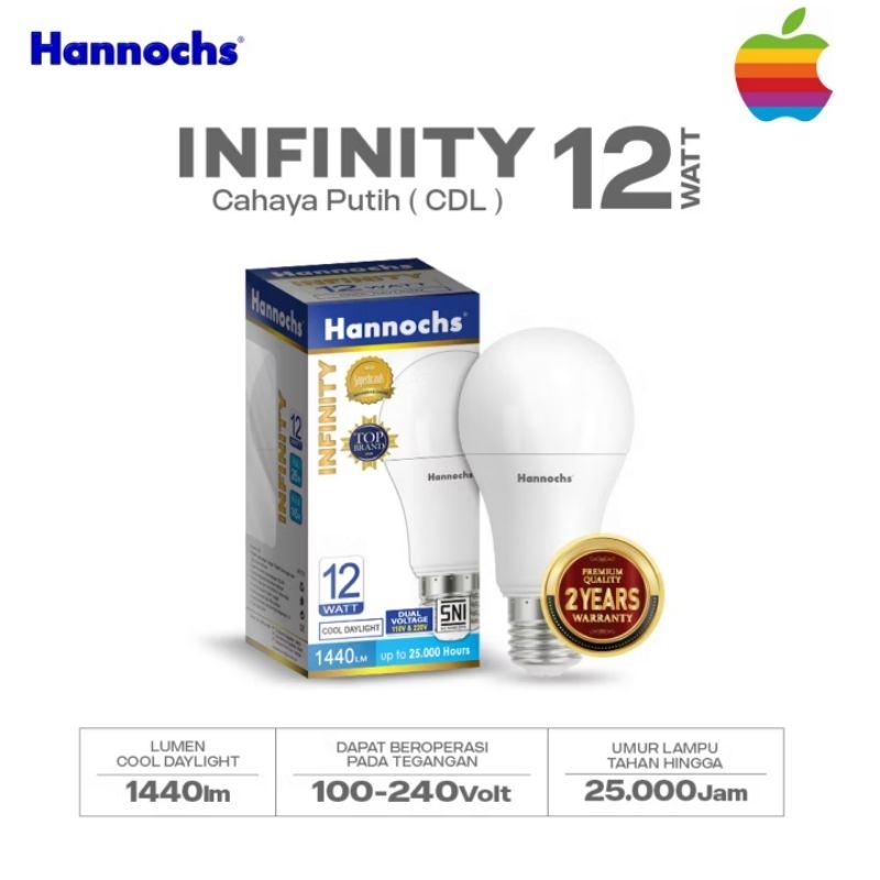 Jual Led Hannochs Infinity 3w 5w 8w 10w 12w 15w - Lampu Hannochs Led ...