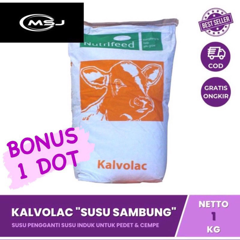 Jual Susu Kalvolac Nutrifeed 1 kg | Bonus dot - Pengganti Susu Induk ...