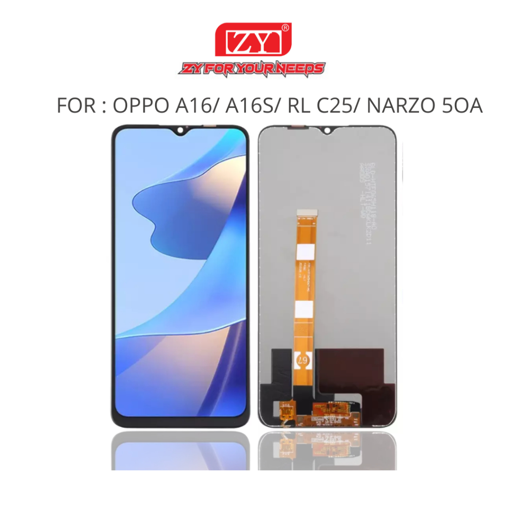 Jual ZY Lcd Oppo A16 / A16S Realme C25 / C25S / NARZO 50A Fullset Original | Shopee Indonesia