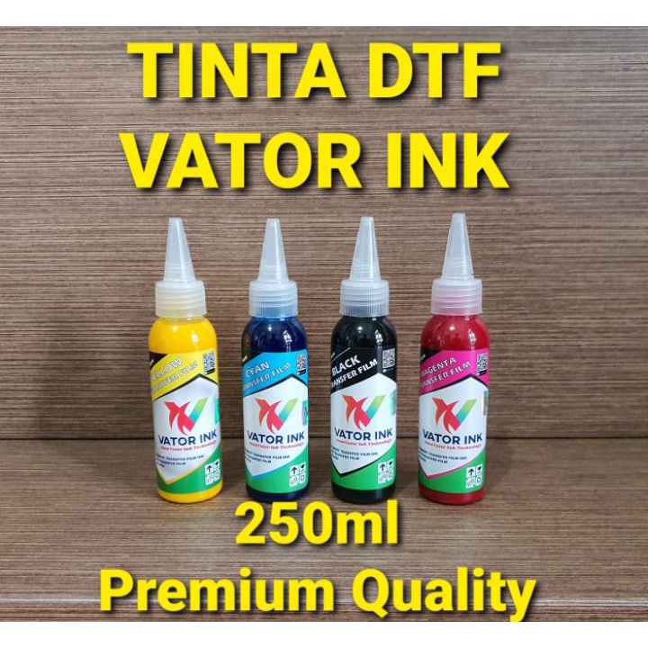 Jual LANGSUNG BELI GAN DTF CMYK Vator Ink 25ml Tinta Warna Transfer ...
