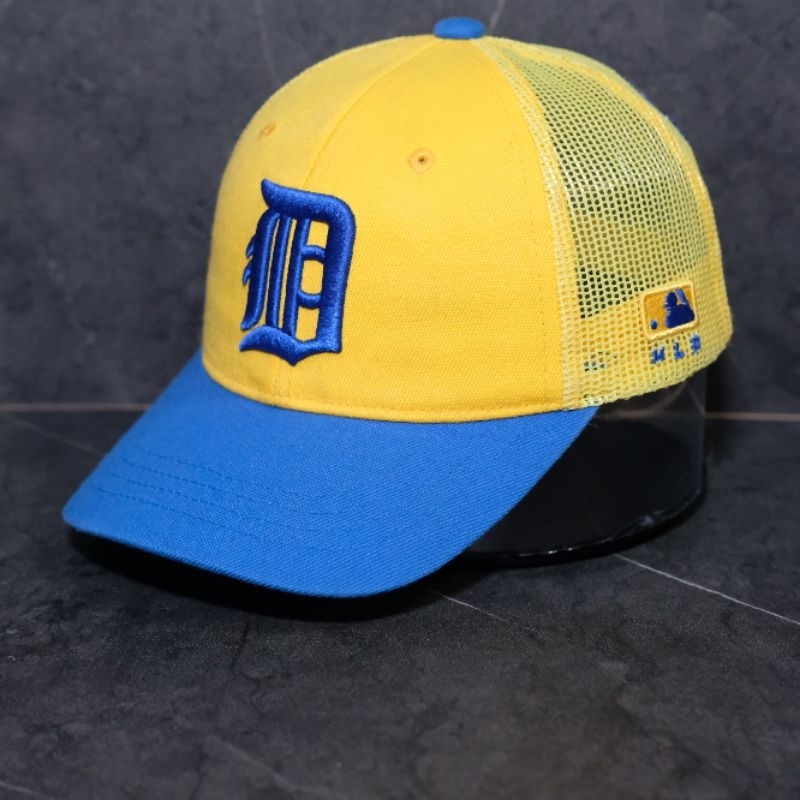 Jual Topi anak baseball DETROIT MLB ORIGINAL Kuning biru | Shopee Indonesia