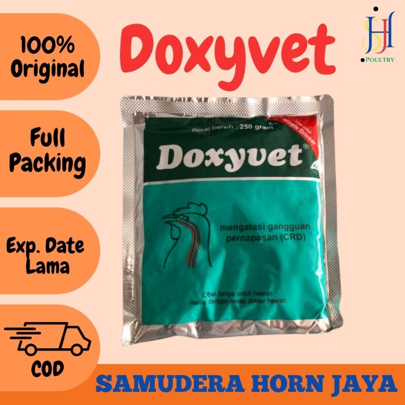 Jual Doxyvet 250 gr Obat Untuk Mengatasi Gangguan Pernapasan (CRD ...