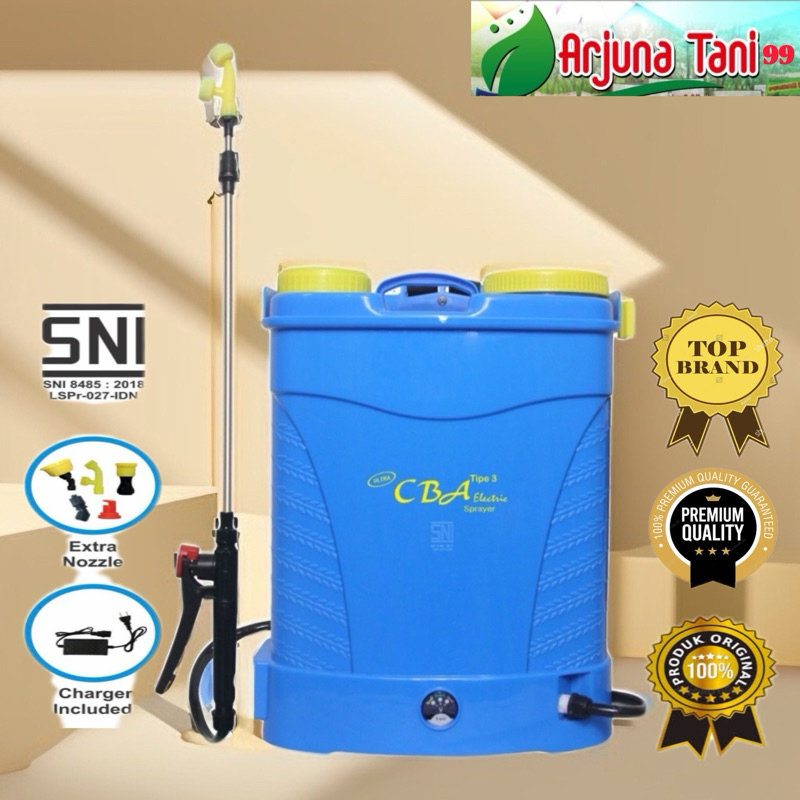 Jual SPRAYER ELEKTRIK CBA TYPE 3 PREMIUM ORIGINAL 16 Liter | Shopee ...