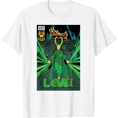 Jual Marvel Kaos distro Studios Loki Season 2 God Loki Comic Cover Art ...