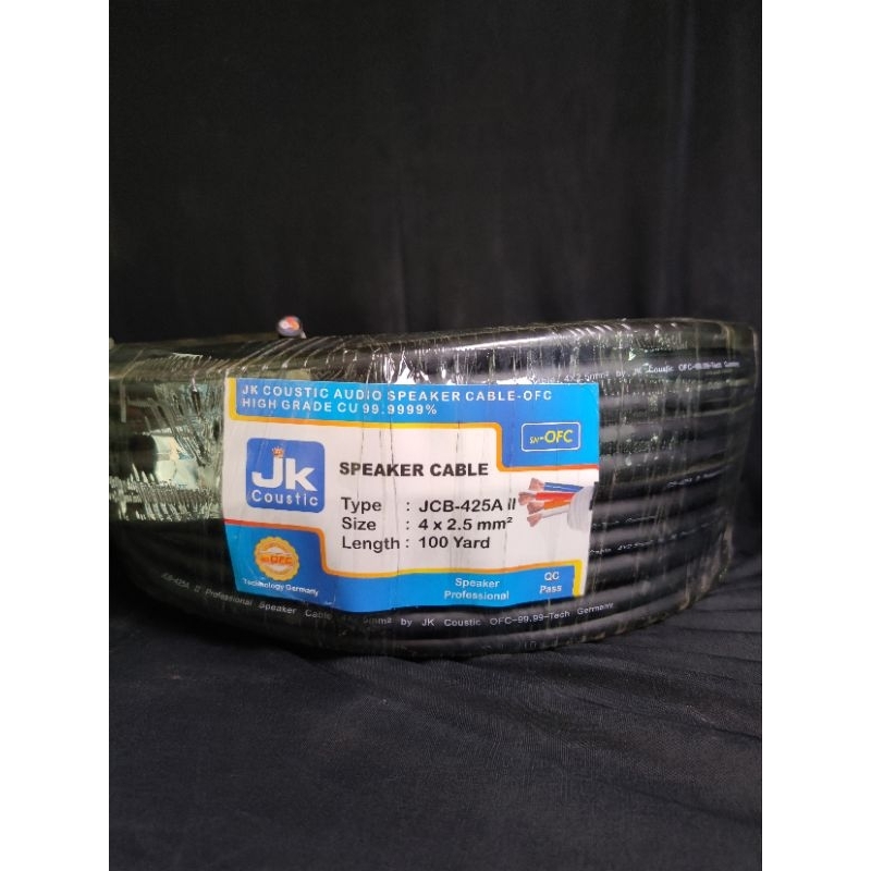 Jual Kabel Speaker JCB 425A ll 10 meter JK Coustic cable 4×2.5mm ...