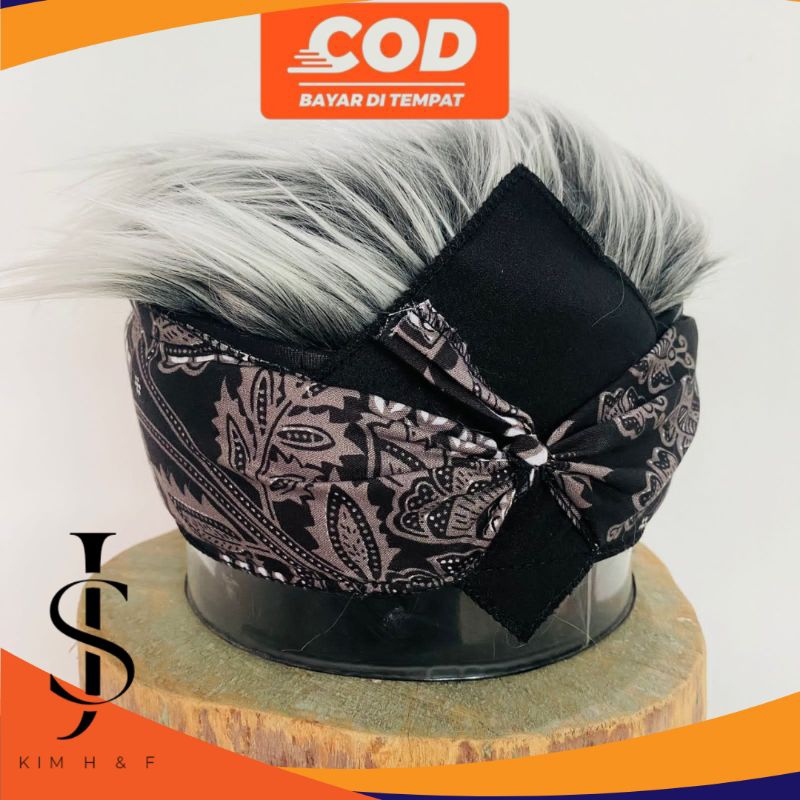 Jual Udeng Rambut Palsu Ikat Kepala Totopong Sunda Udeng Batik ...