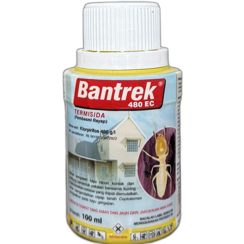 Jual TERMISIDA BANTREK 480 EC 100 ML/RACUN PEMBASMI RAYAP KAYU DAN ...