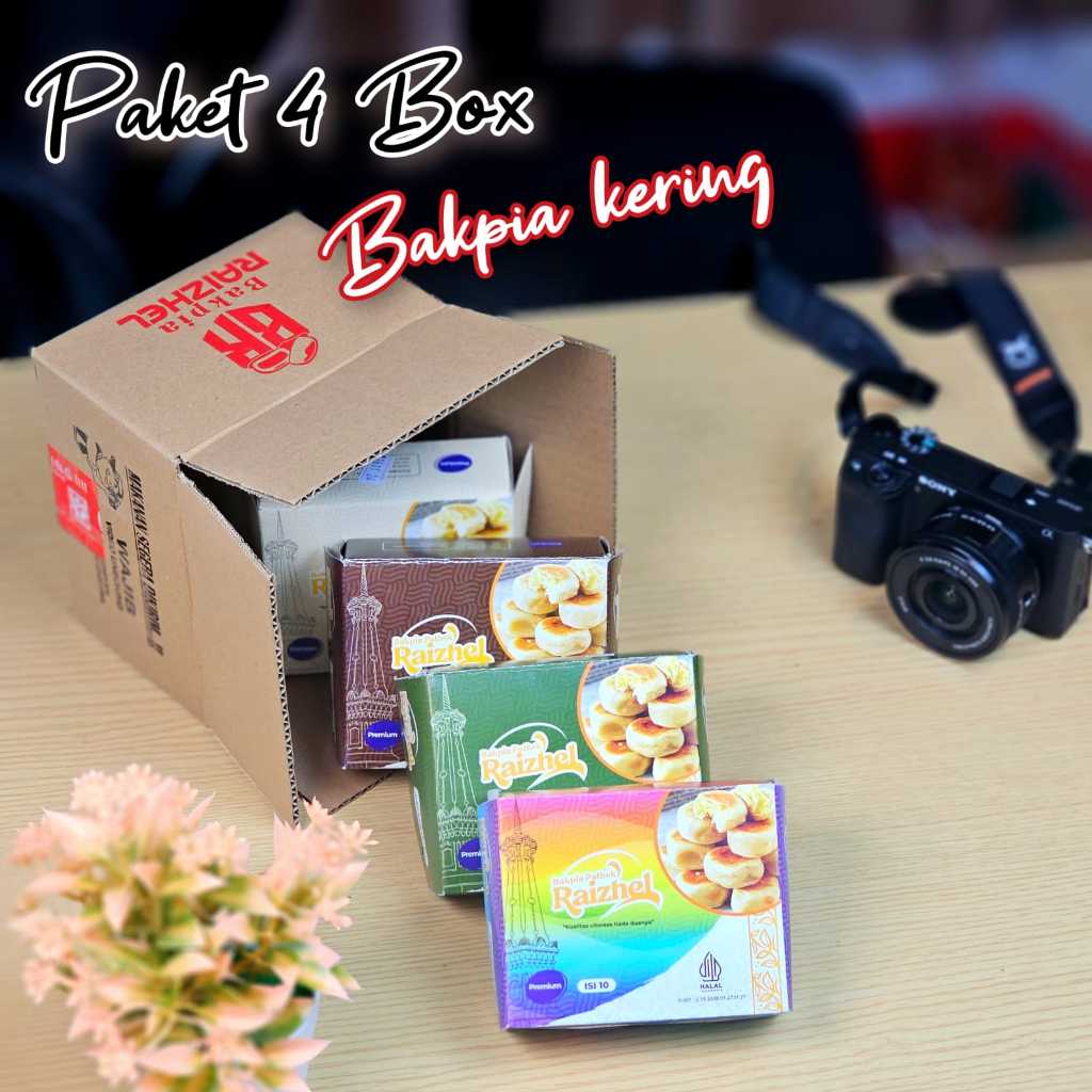 Jual PAKET MURAH 4 BOX BAKPIA RAIZHEL KERING ISI 10 | Shopee Indonesia