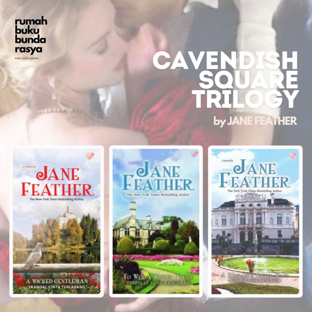 Jual FULLSET PROMO! Cavendish Square Trilogy series by Jane Feather ...