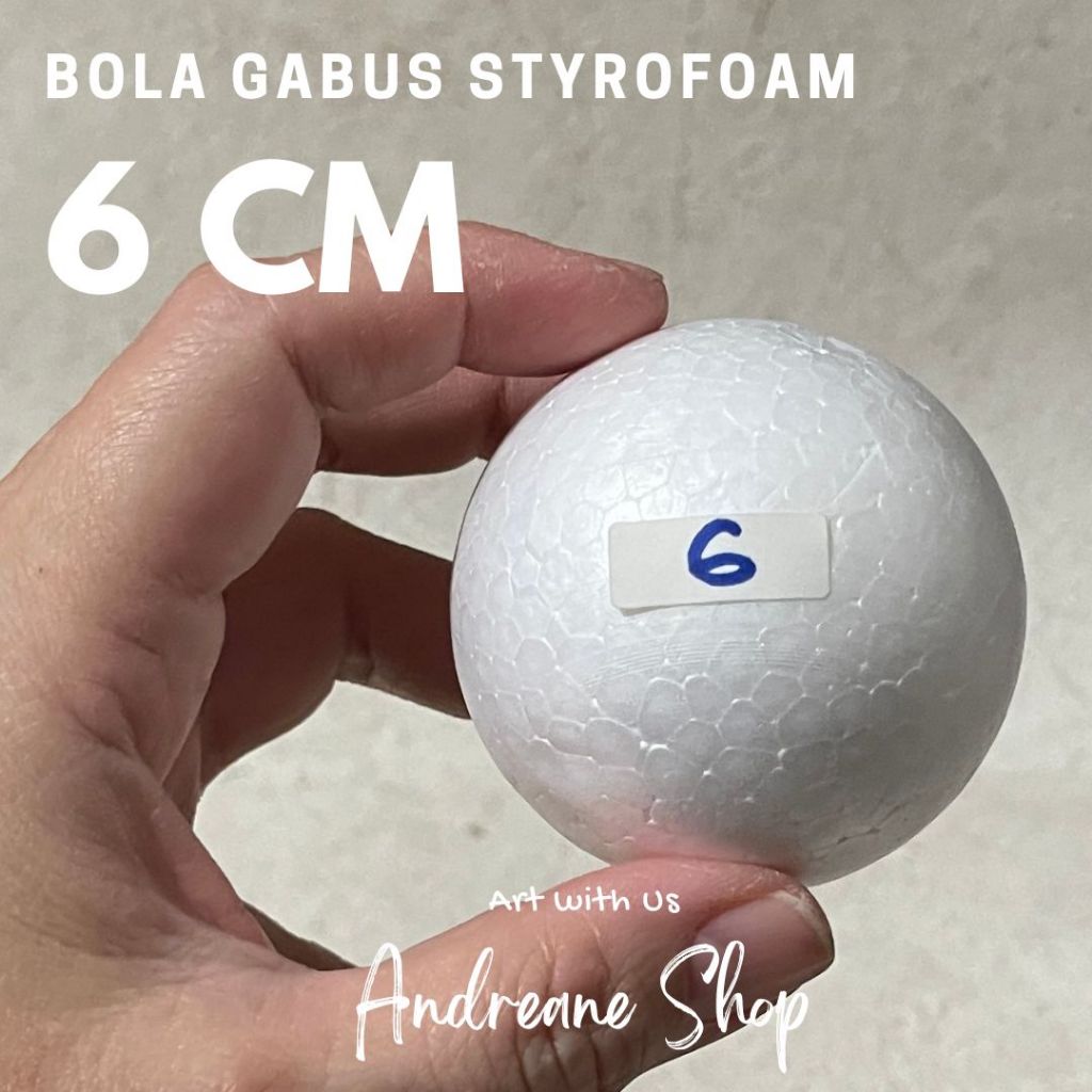 Jual Bola Gabus Styrofoam Putih DIY Craft 6 cm | Shopee Indonesia