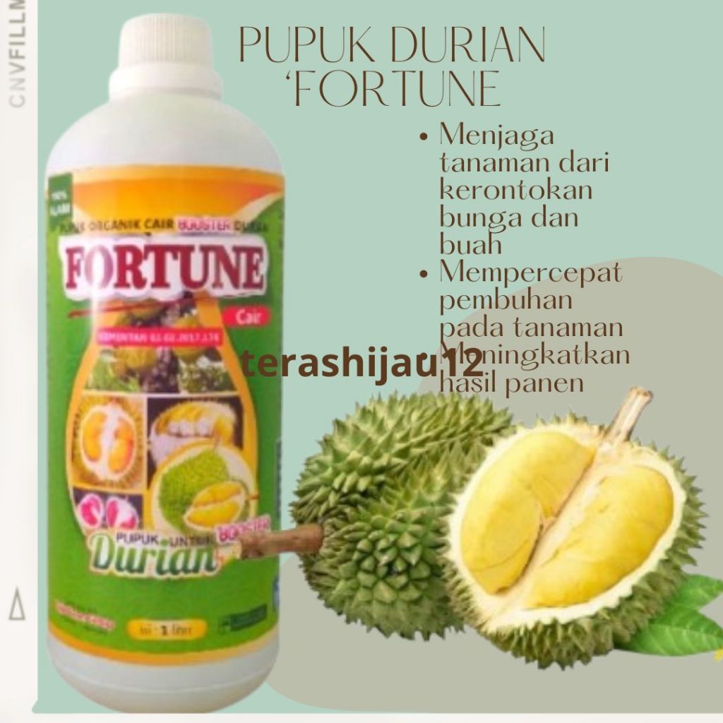 Jual pupuk booster pelebat buah durian,anti rontok dan layu | Shopee Indonesia