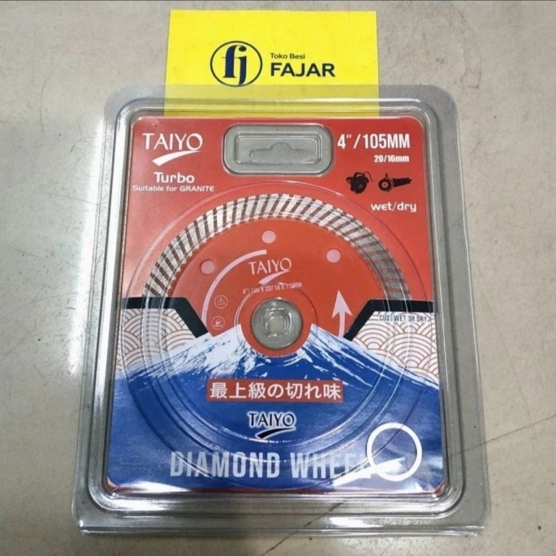 Jual Diamond wheel turbo cutting wet & dry mata potong keramik granite ...