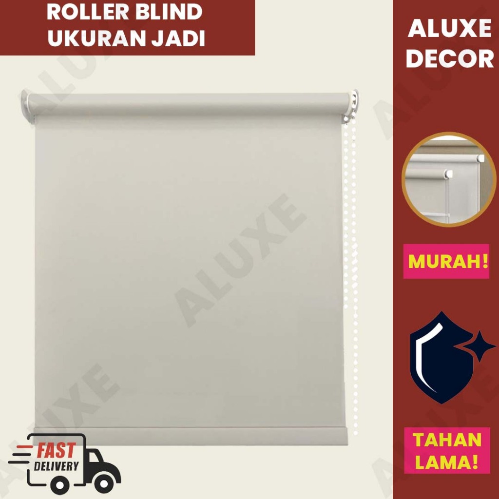 Jual Roller Blind Tirai Gulung Ukuran Jadi | Shopee Indonesia
