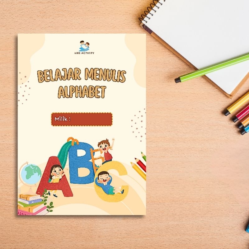 Jual Belajar Menulis Alphabet, Menulis Huruf, worksheet menulis huruf ...