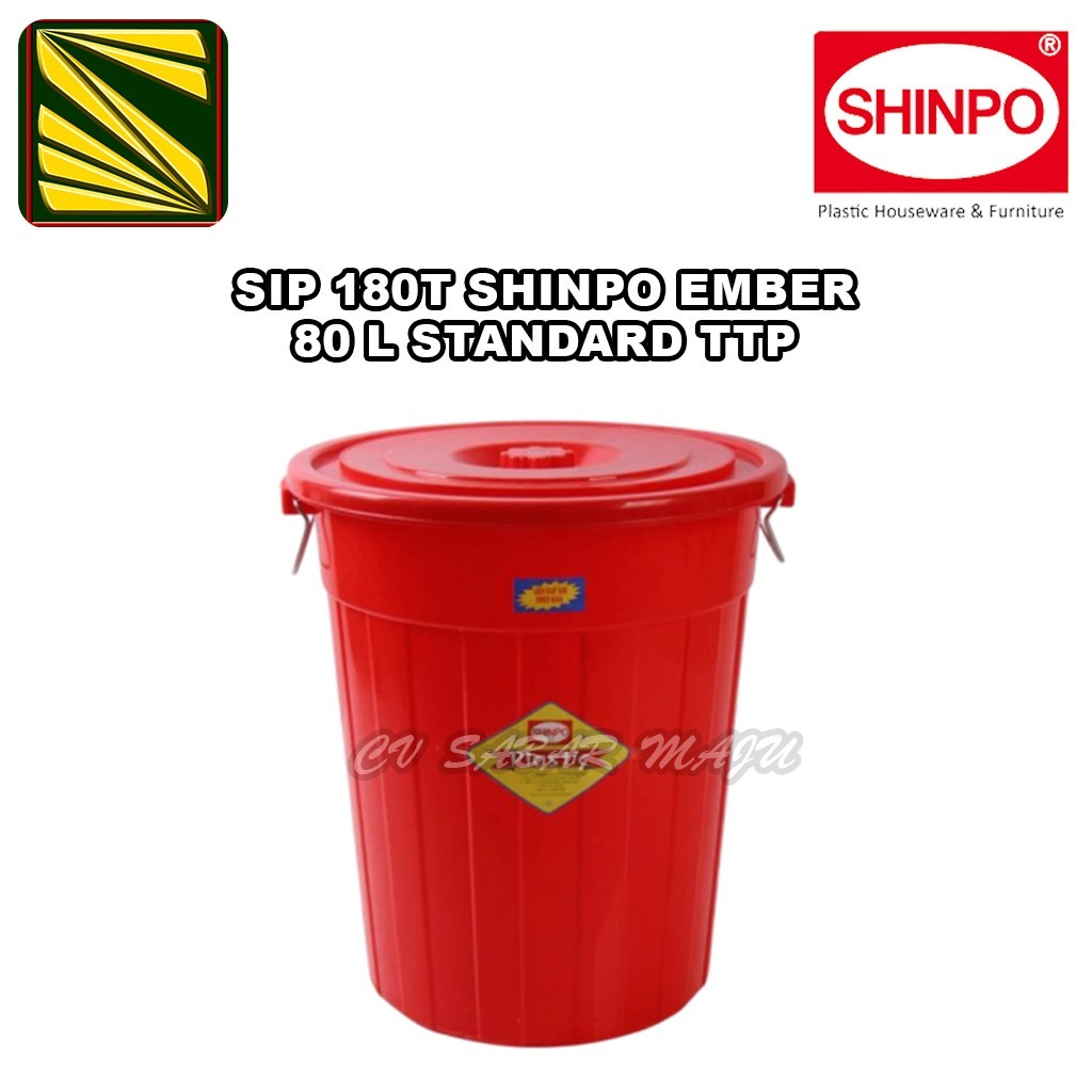 Jual Shinpo Ember Air + TUTUP 80 Liter - 180 T / Tong Air 180T 80 Liter ...