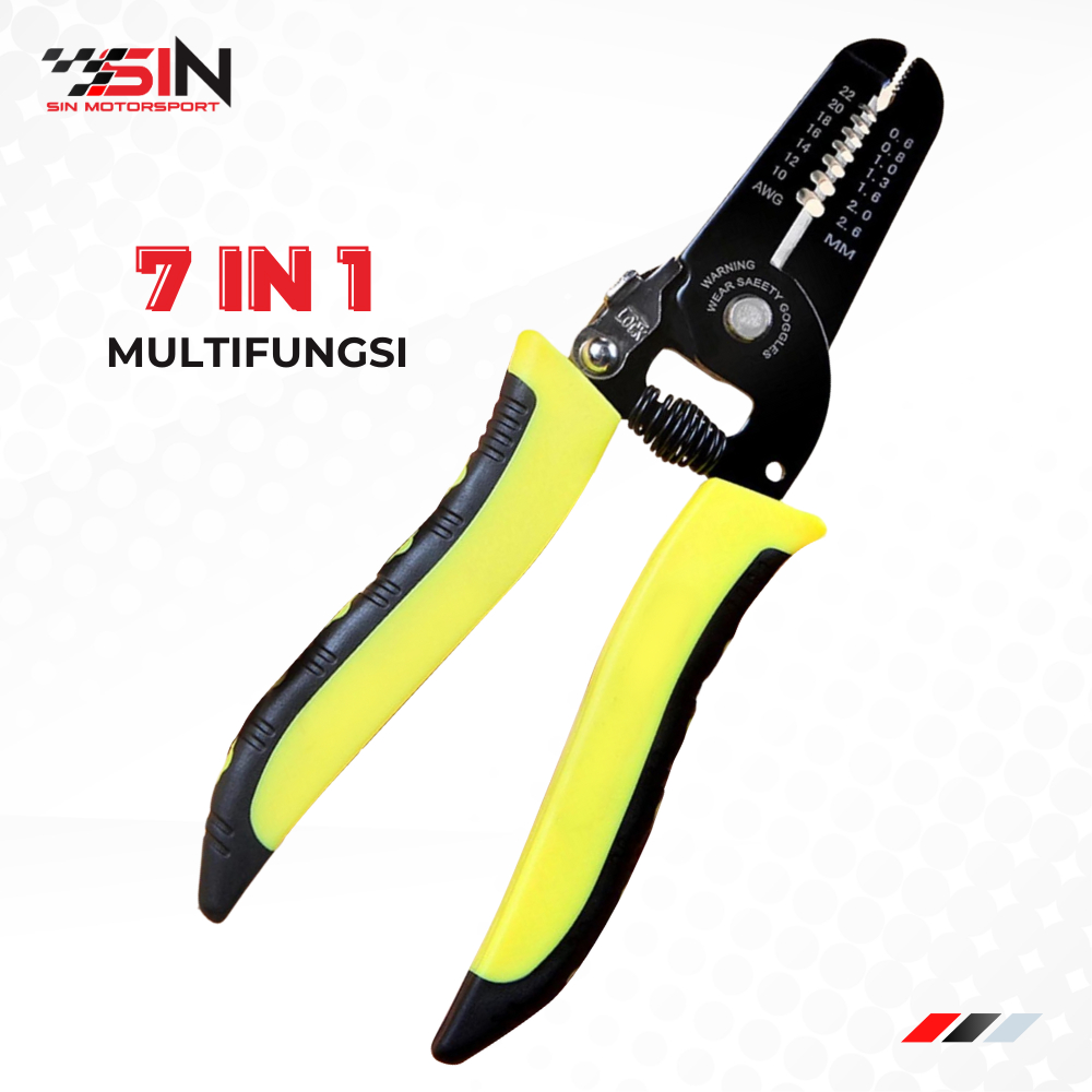 Jual Tang Potong Kupas Kabel Listrik Kombinasi Tajam / Tang Stripper ...