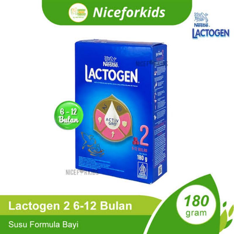 Jual PROMO!!! Nestle Lactogen 2 ACTIv Gro 180g (EXP. DESEMBER 2025 ...