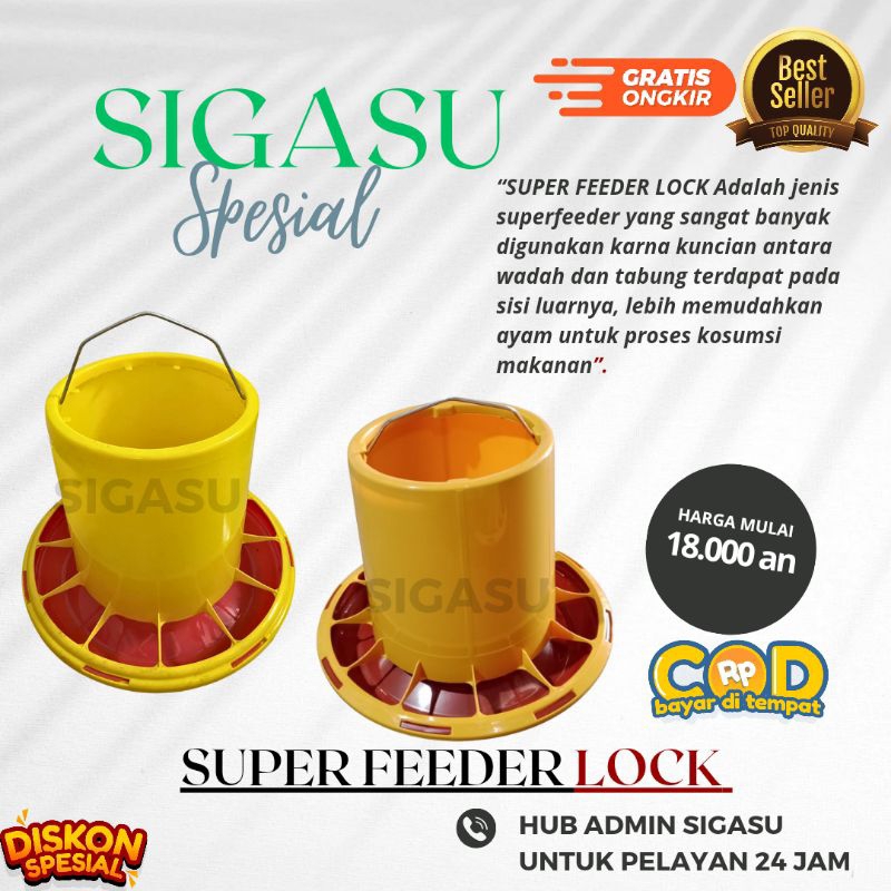 Jual Super feeder Spf tempat makan ayam broiler murah superfeeder type ...