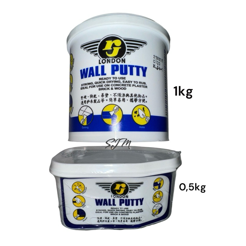 Jual RJ WALL PUTTY Dempul Kayu (0,5kg & 1kg) | Shopee Indonesia