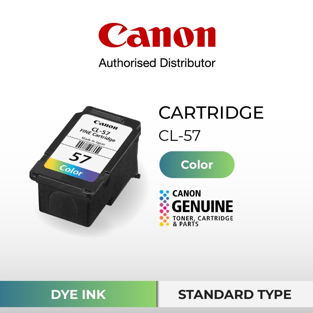 Jual Tinta Original Canon 57 Color CL57 - Tinta Canon E410 E470 E3170 ...