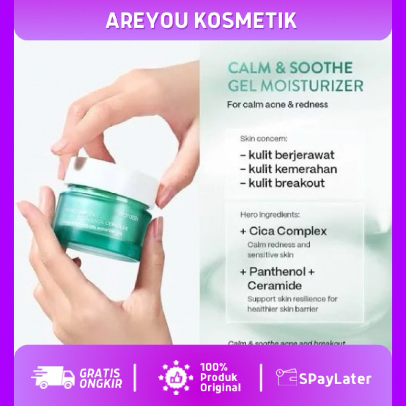 Jual Wardah Cica Complex + Panthenol Ceramide Calm & Soothe Gel ...