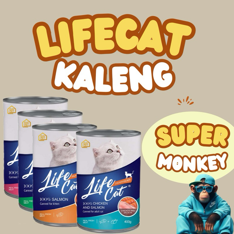 Jual LIFE CAT Kaleng Makanan Kucing Basah | Kucing Adult | Kucing ...