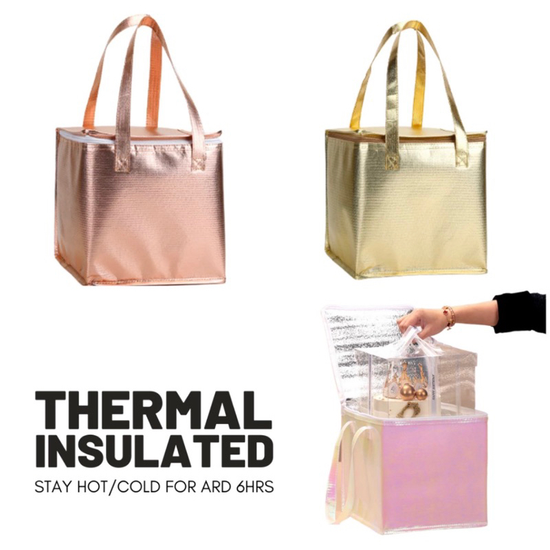 Jual Thermal Pack Cooler Bag Tote Bag Lunch Box Pendingin Makanan / Tas ...