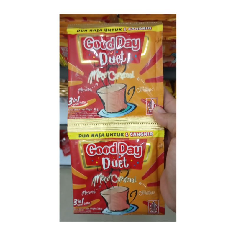 Jual GOOD DAY DUET MOCA CARAMEL ISI 1 RENCENG | Shopee Indonesia