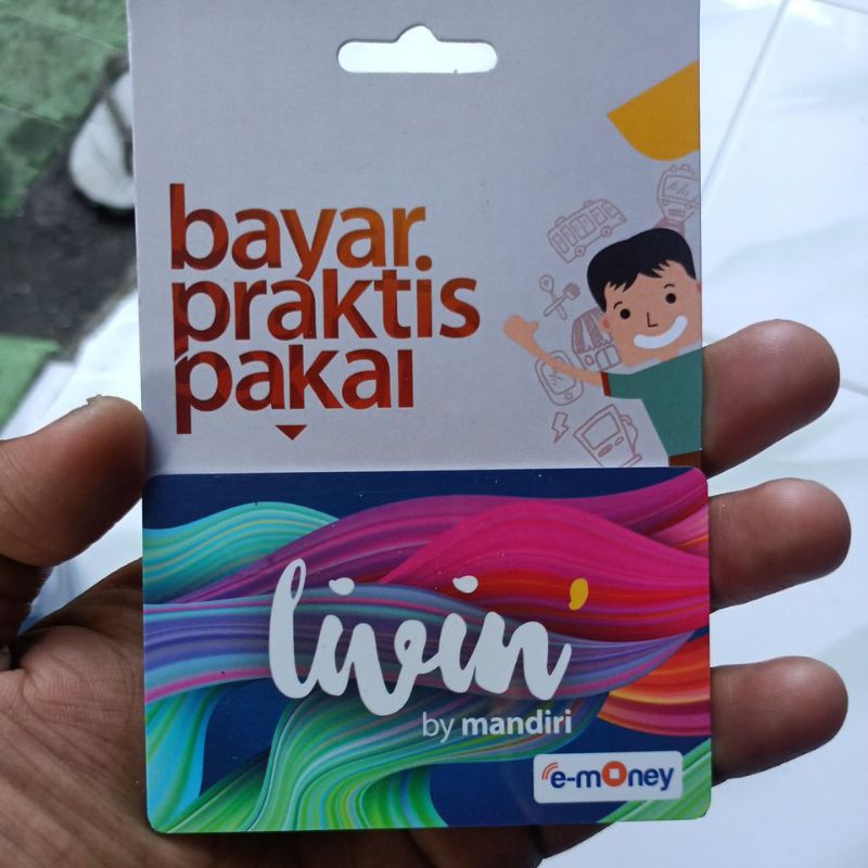 Jual Kartu Emoney Livin by mandiri ( NFC ) | Shopee Indonesia