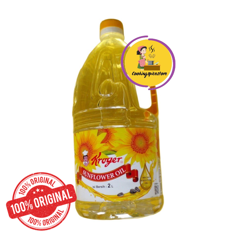 Jual Kroger Sunflower Oil / Minyak Bunga Matahari Kroger 2 Liter ...