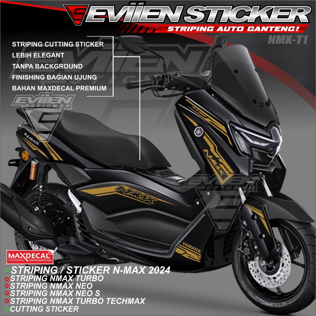 Jual STRIPING MOTOR ALL NEW YAMAHA NMAX STIKER NMAX TURBO/NEO/NEO S ...