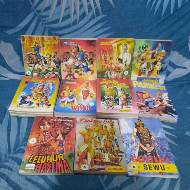 Jual Paket 33 Komik RA Kosasih Mahabharata Bharatayudha Wayang Purwa ...