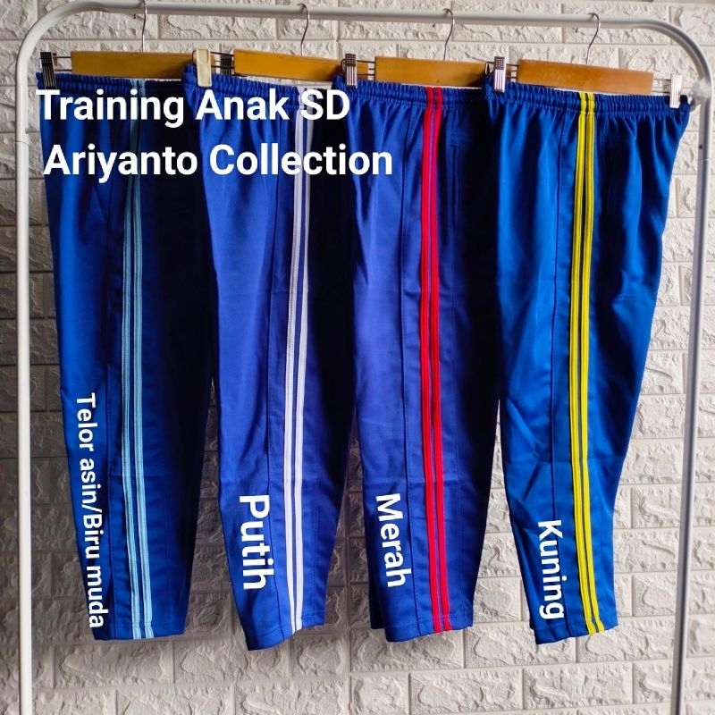 Jual Celana Training Panjang Olahraga Anak SD Warna Biru Benhur Biru ...