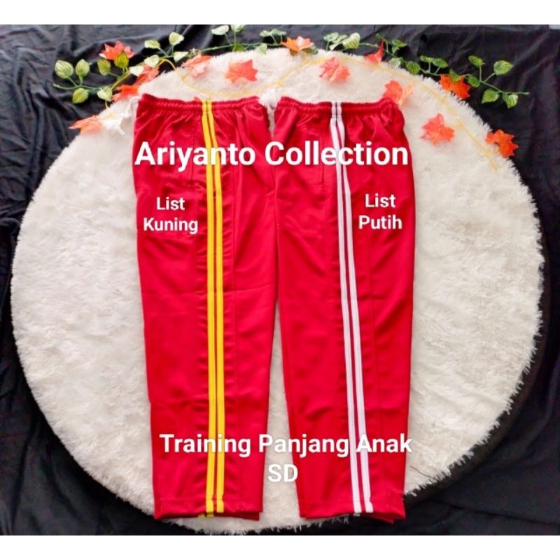 Jual Training Panjang Olahraga Anak SD / Celana Training Anak Warna ...