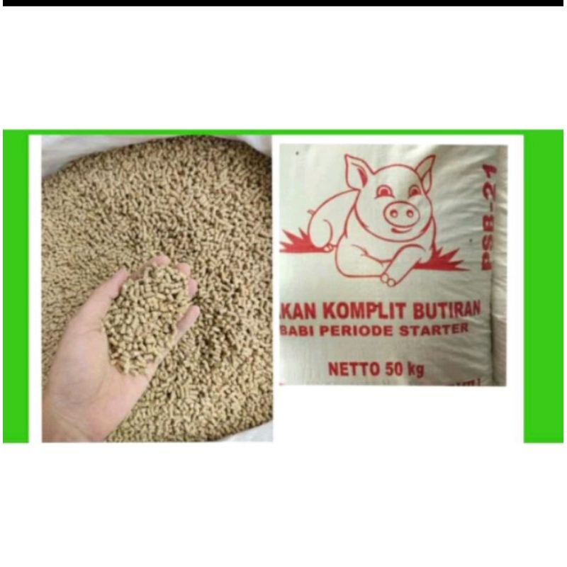 Jual SINTA PAKAN BUTIRAN KOMPLIT PELLET BABI STARTER 15Kg | Shopee ...