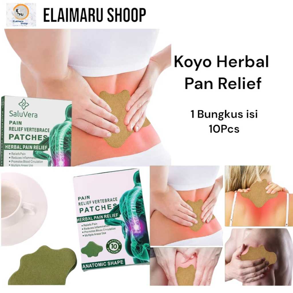 Jual Koyo Herbal Sendi Tulang Belakang / Pain Relief Isi 10 Pads ...