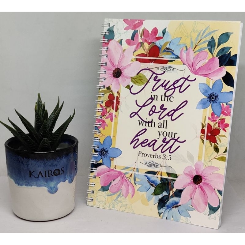 Jual BUKU ROHANI CATATAN SPIRAL JOURNAL (PROVERBS 3:5) | Shopee Indonesia