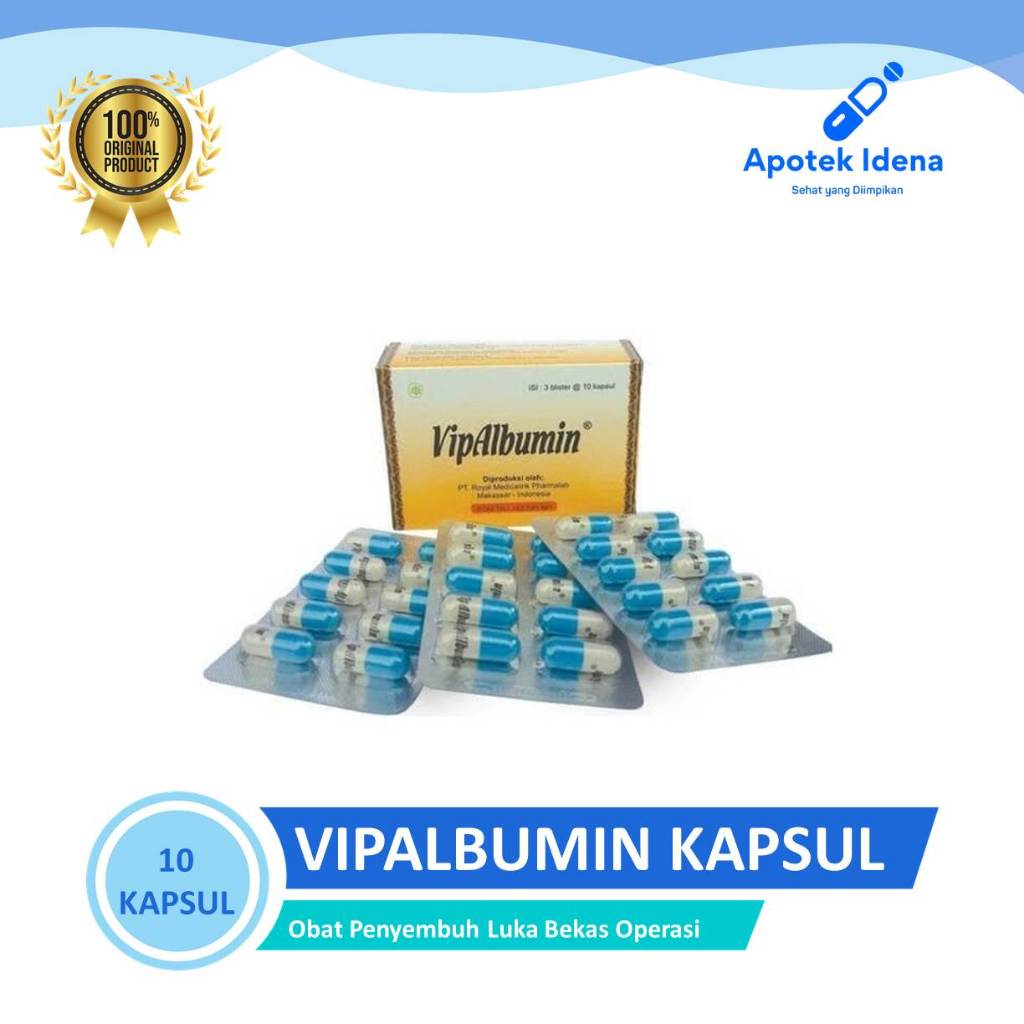 Jual VIPALBUMIN KAPSUL isi 10 kapsul ekstrak ikan gabus penyembuh luka ... Jual VIPALBUMIN KAPSUL isi 10 kapsul ekstrak ikan gabus penyembuh luka ...