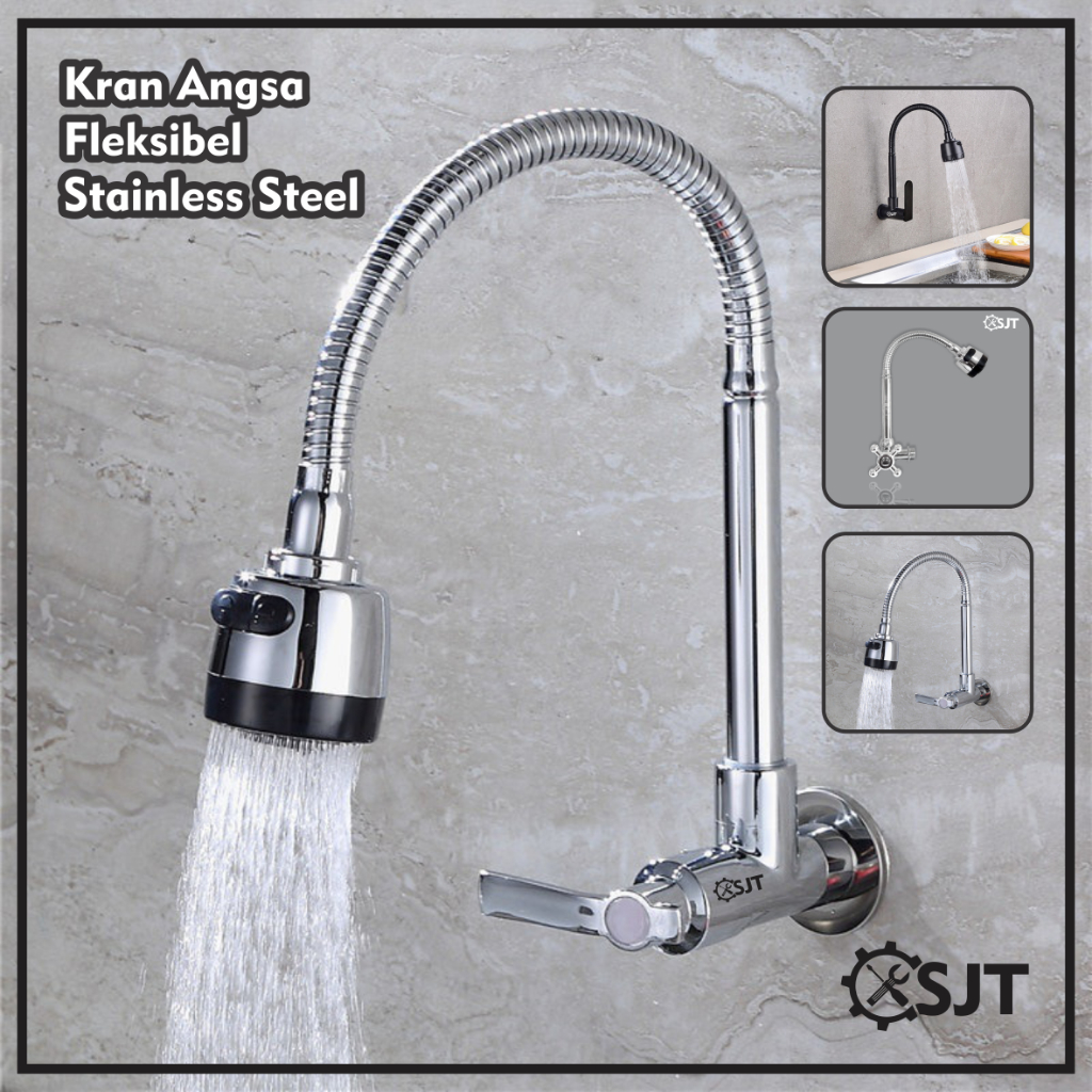 Jual Kran Angsa Fleksibel Cuci Piring 2 Mode Star Classic / Kran Sink ...