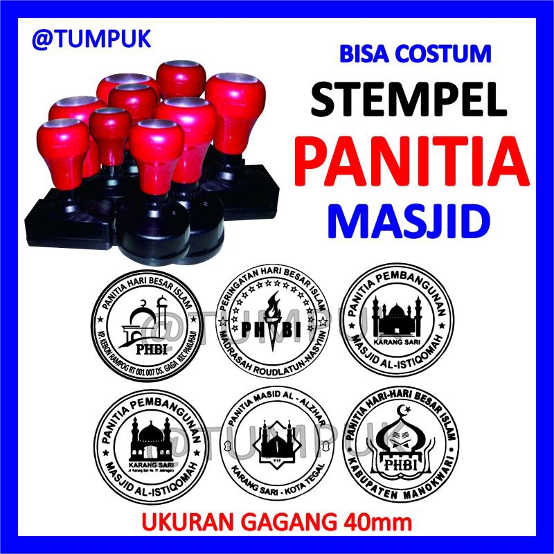 Jual (promo) Stempel murah stempel Panitia Masjid PHBI stempel ...