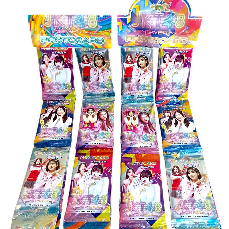 Jual Kartu JKT 48 Trading Card JKT 48 New Era Photo Card 12 Sachet ...