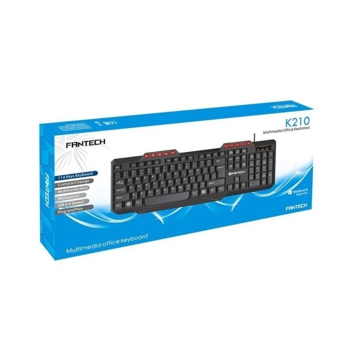 Jual Fantech K210 Multimedia Office Keyboard | Shopee Indonesia