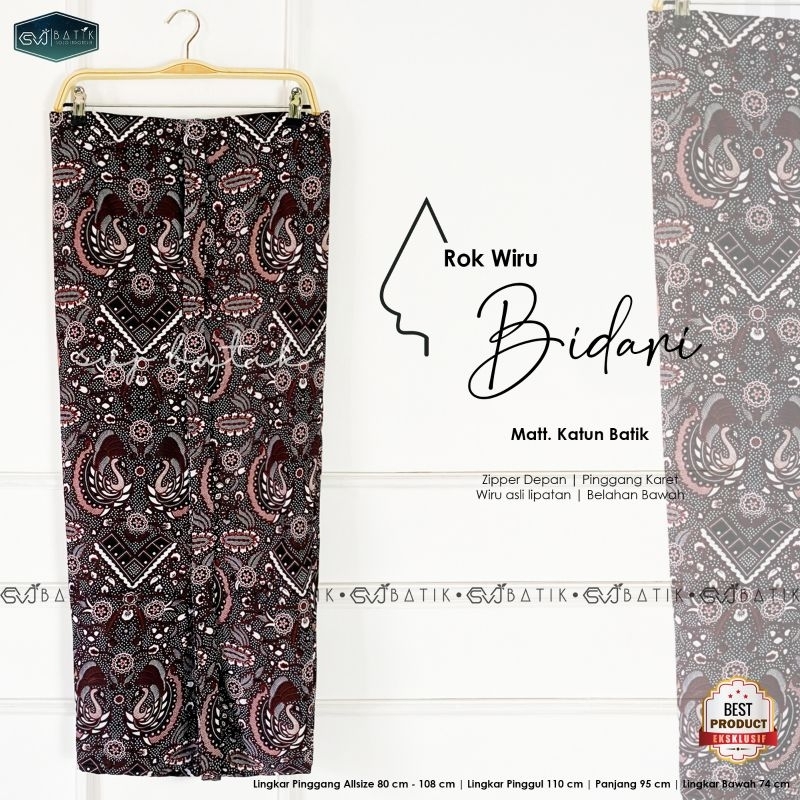 Jual ROK BATIK WIRU INSTAN SPAN LIPIT WANITA MODEL TERBARU SET ...