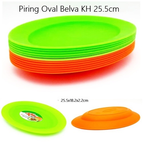 Jual Piring Plastik Oval Belva Tebal / Piring Makan Saji Piring Oval ...