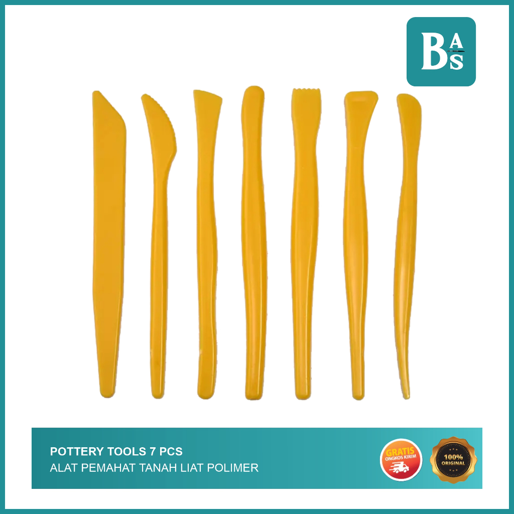 Jual BAS Plastic Pottery Tools 7 Pcs / Alat Pemodelan dan Ukir | Shopee ...